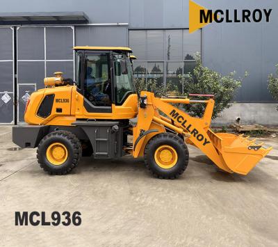 Cina Secchio Front Wheel Loader 1670 - 20 gomma 42kw di YN490 0.25mpa idraulica in vendita