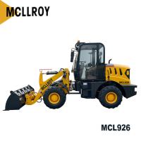 China Mechanical Lever Mini Wheel Loader 2.0meter Compact Hydraulic Pilot For Option for sale