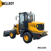 China Mechanical Lever Mini Wheel Loader 2.0meter Compact Hydraulic Pilot For Option for sale