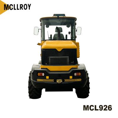 中国 バケツの前部小型車輪の積込み機4WD ZL926のコンパクトの油圧操縦者 販売のため