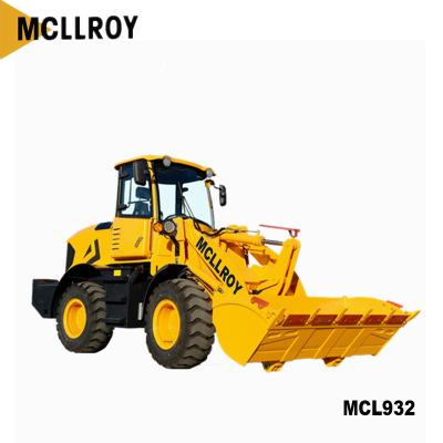 Cina Altezza 3.2m di Mcl932 Rate Load Mini Wheel Loader 55kw di gomma in vendita
