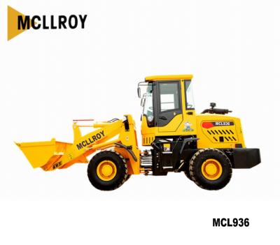 Cina Macchine della costruzione della gomma di gomma di Mcl936 Mini Wheel Loader Height 3.5m in vendita