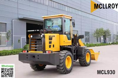 Cina MCL930 Front Mini Wheel Loader ZL930 YN490 42kw 2400rpm idraulico in vendita