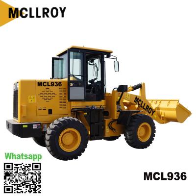 Cina Lo scarico di MCL936 Mini Front End Wheel Loader Hydraulic ha sovralimentato 65kw in vendita
