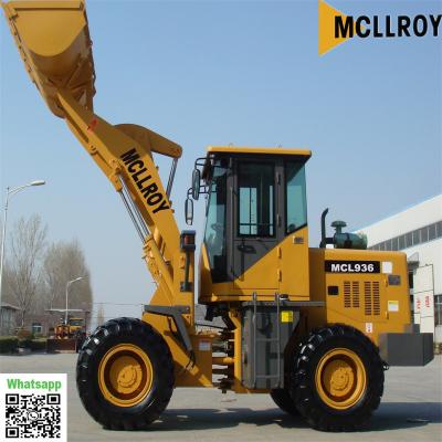 Cina Freno aerodinamico sovralimentato scarico articolato compatto del carico 1800kg di Front End Mini Loader Rate in vendita