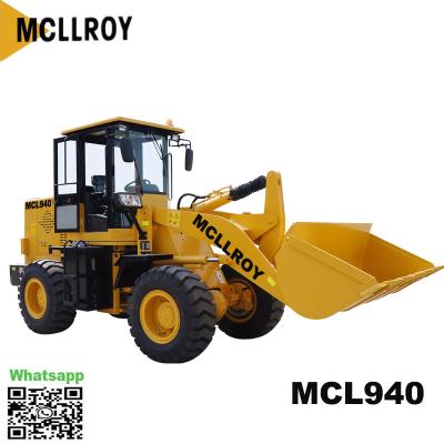 Cina ZL940 Front Mini Wheel Loader Supercharged 76kw 2400rpm idraulico in vendita