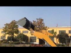 1950mm Emmerbreedte 2600rpm Mini Wheel Loader