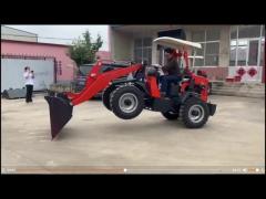 3500m 17.6kw 600kg Front End Mini Wheel Loader