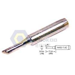中国 HAKKO DASH452/453 のはんだごての handpiece のための Hakko N452-T-3C のはんだ付けする先端 販売のため