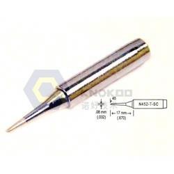 中国 HAKKO DASH452/453 のはんだごての handpiece のための Hakko N452-T-SC のはんだ付けする先端 販売のため