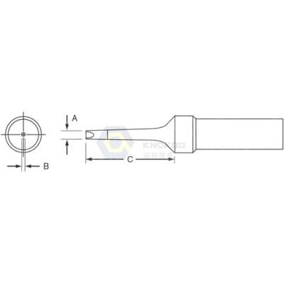 Cina Weller ETR soldering tip for Weller soldering station WES51,WESD51,iron EC1201A, PES51 in vendita