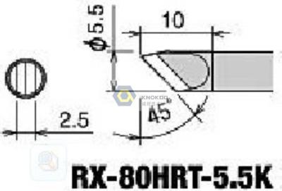 China Goot RX-80HRT-5.5K soldering tips for Goot RX-802AS,RX-852AS soldering station for sale