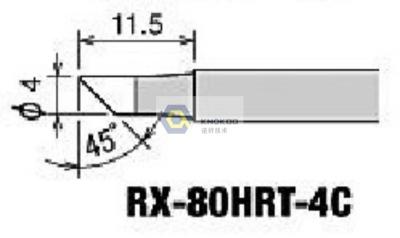 China Goot RX-80HRT-4C soldering tips for Goot RX-802AS,RX-852AS soldering station for sale