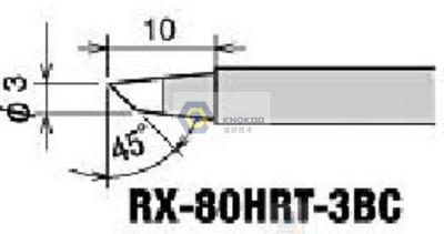 China Goot RX-80HRT-3BC soldering tips for Goot RX-802AS,RX-852AS soldering station for sale
