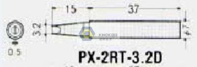 China Goot PX-2RT-3.2D Soldering Iron Tip for GOOT PX-251AS,PX-201,PX-238AS soldering iron for sale