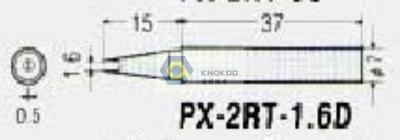 China Goot PX-2RT-1.6D Soldering Iron Tip for GOOT PX-251AS,PX-201,PX-238AS soldering iron for sale