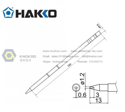 China Hakko Soldering tips T12-DL12,Solder tips for Hakko soldering station FX951/FX952, FM2028/FM2027/FX9501 soldering iron for sale