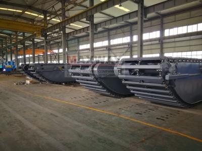 China Amphibious Pontoon Undercarriage for 18--24 Ton Excavator , Model: MAX200PU for sale