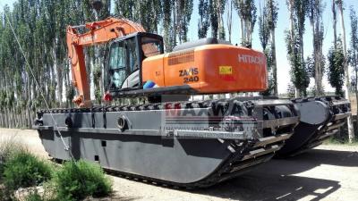 China Amphibious Pontoons for 18--24 Ton Excavator , Model: MAX200PU for sale