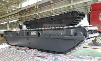 China MAXWAY Amphibious Pontoon Undercarriage for 25--30 Ton Excavator , Model: MAX250PU for sale