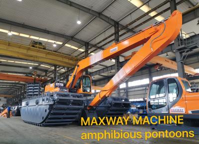 China MAXWAY MAX215SD-LA Amphibious Excavator With Long Arm, Heavy Duty Design for sale