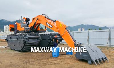 China MAXWAY Amphibious Pontoon Undercarriage for DOOSAN 220, Model: MAX200PU-S for sale