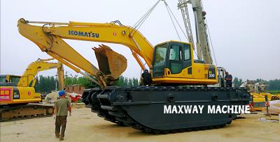 China MAXWAY Amphibious Pontoon Undercarriage for KOMATSU PC160, PC180, PC200,PC210, PC220, Model: MAX200PU-S for sale