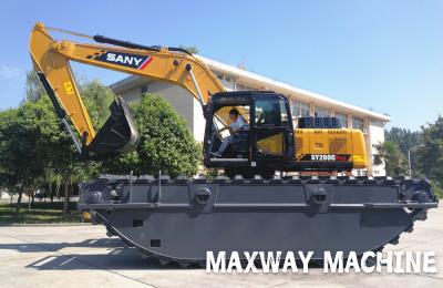 China MAXWAY Amphibious Pontoon Undercarriage for SANY 200, SANY 210, SAN 215,  Model: MAX200PU-S for sale