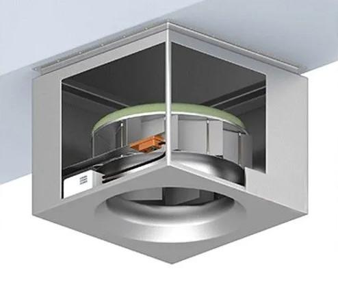 710mm Large Space Ventilation Fan For Pipe Suspended Ventilator