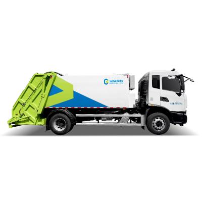 China Automatic Compressed Garbage Truck Rear Loaders Garbage Compactor Truck for sale