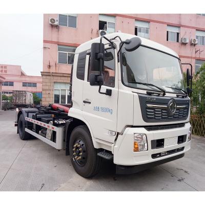 China Rear Loader Detachable Garbage Truck Refuse Collection Hook Lift Bin Truck for sale