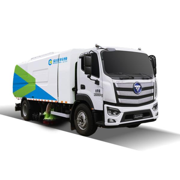 Quality Customizable Truck Mounted Vacuum Road Sweeper With High Pressure Fan And Hydraulic Control For Municipal for sale