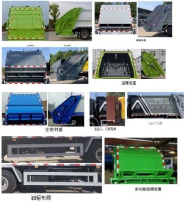 China SINOTRUCK HOWO 6X2 Chassis Waste Garbage Truck 10 Cbm 12 Cbm 18 Cbm for sale