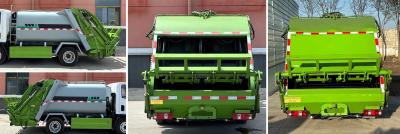 China DONGFENG Rubish Sanitation Compressed Garbage Truck Vehicle Hydraulic for sale