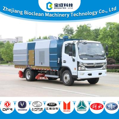 중국 디젤 또는 가솔린 도로 청소기 진공 트럭 공장 사용 심한 먼지 거리 청소 판매용