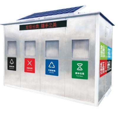 China Steel Structure Outdoor Community Sanitation Garbage Waste Sorting Collection  Room Transfer Station for sale