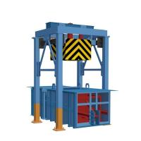 China VerticaL 40-80T Rubbish Hydraulic  Marine Solid   Refuse Trash Waste Refuse Garbage Compactor for sale