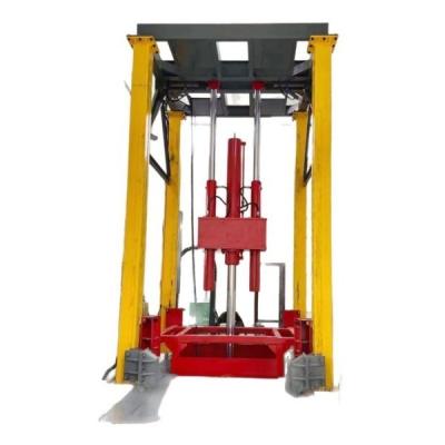China VerticaL 80-100T Auger Hydraulic  Marine Solid   Refuse Trash Waste Refuse Garbage Compactor for sale