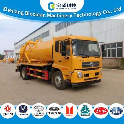 China 8600L Large Capacity Vacuum Sewage Suction Truck for sale