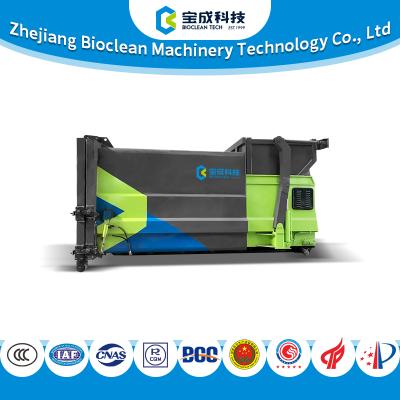 China 3.5T Capacity Electric Powered Mobile Garbage Compactor Truck CE Certified Waste Compaction Vehicle for sale