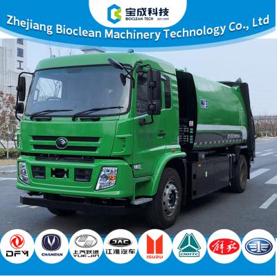 China 12m³ Electric Garbage Compactor Truck Rear Loading Waste Collection Vehicle for sale