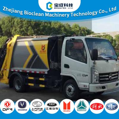 China 4495(Kg) container howo compressed compactor food waster electric used garbage compactor truck for sale