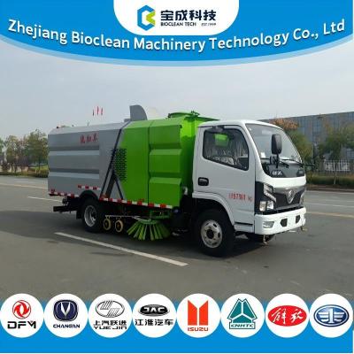 China 4×2 OEM 2.5m³ Chassis Road Sweeping Truck Street Cleaning Vehicle for sale