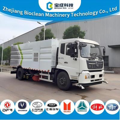 China OEM 4*2 Road Sweeping Truck Equipped 7m³ Water Tank & 9m³ Garbage Bin for sale