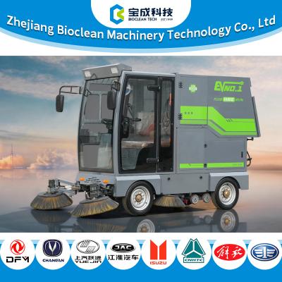 China Four-Wheel 4c Self-Dumping Pure Suction Electric Li Battery Floor Street Sweeper for sale