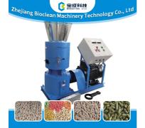 Flat mold biomass pellet machine