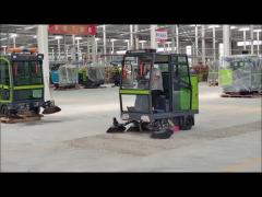 Watch: Compact Floor Sweeper: Cordless Electric Cleaning Equipment for Factories/Offices Showcase