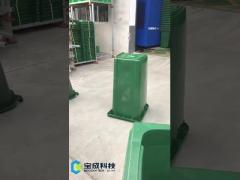 90L HDPE recycling  waste disposal management trash can garbage bin collection bins