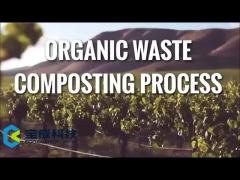food waste to fertilizer recycling drying treatment compost dewatering machine disposer shredder