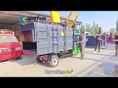 3-WHEELDE Organic Pure Electric Swill Kitchen Food Garbage Waste Collection Vehicle Truck